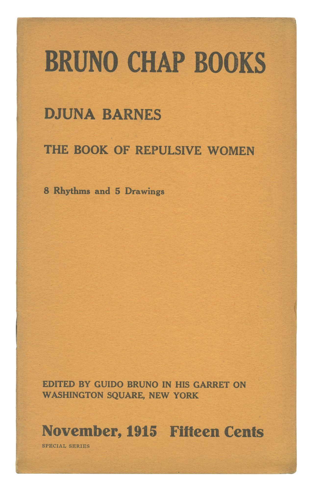 The Book of Repulsive Women: 8 Rhythms and 5 Drawings | Djuna BARNES