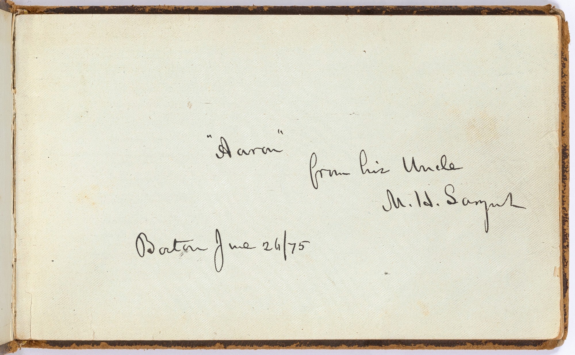 Autograph Album featuring National Woman Suffrage Association Officers ...